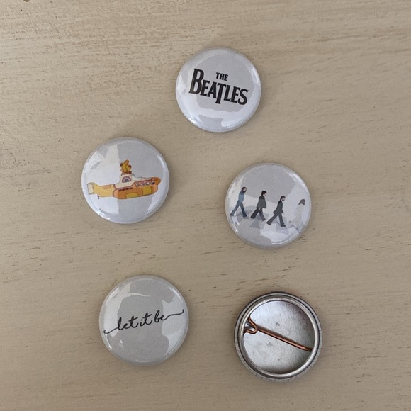 The Beatles | Accessories | Rare The Beatles Pin Back Button Set | Poshmark